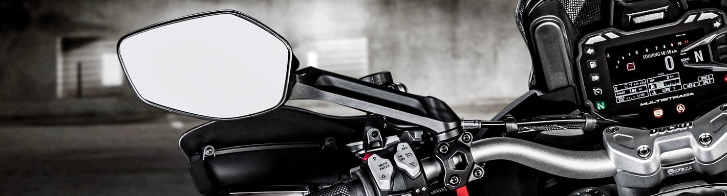 Dual-Sport Bike Mirrors & Block-Offs | MOTORCYCLEiD