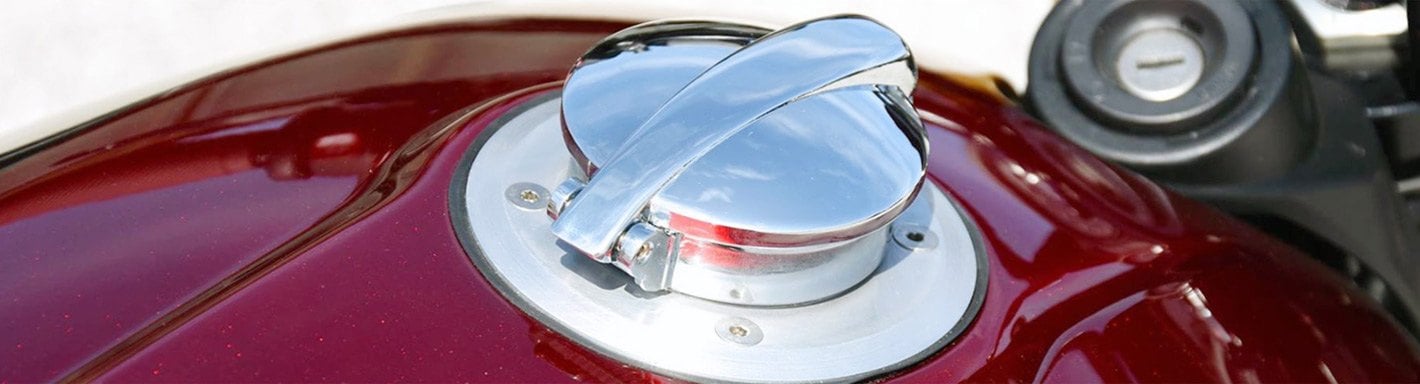 Custom Motorcycle Gas Caps - Universal, Fuel Gauge, Vented | MOTORCYCLEiD