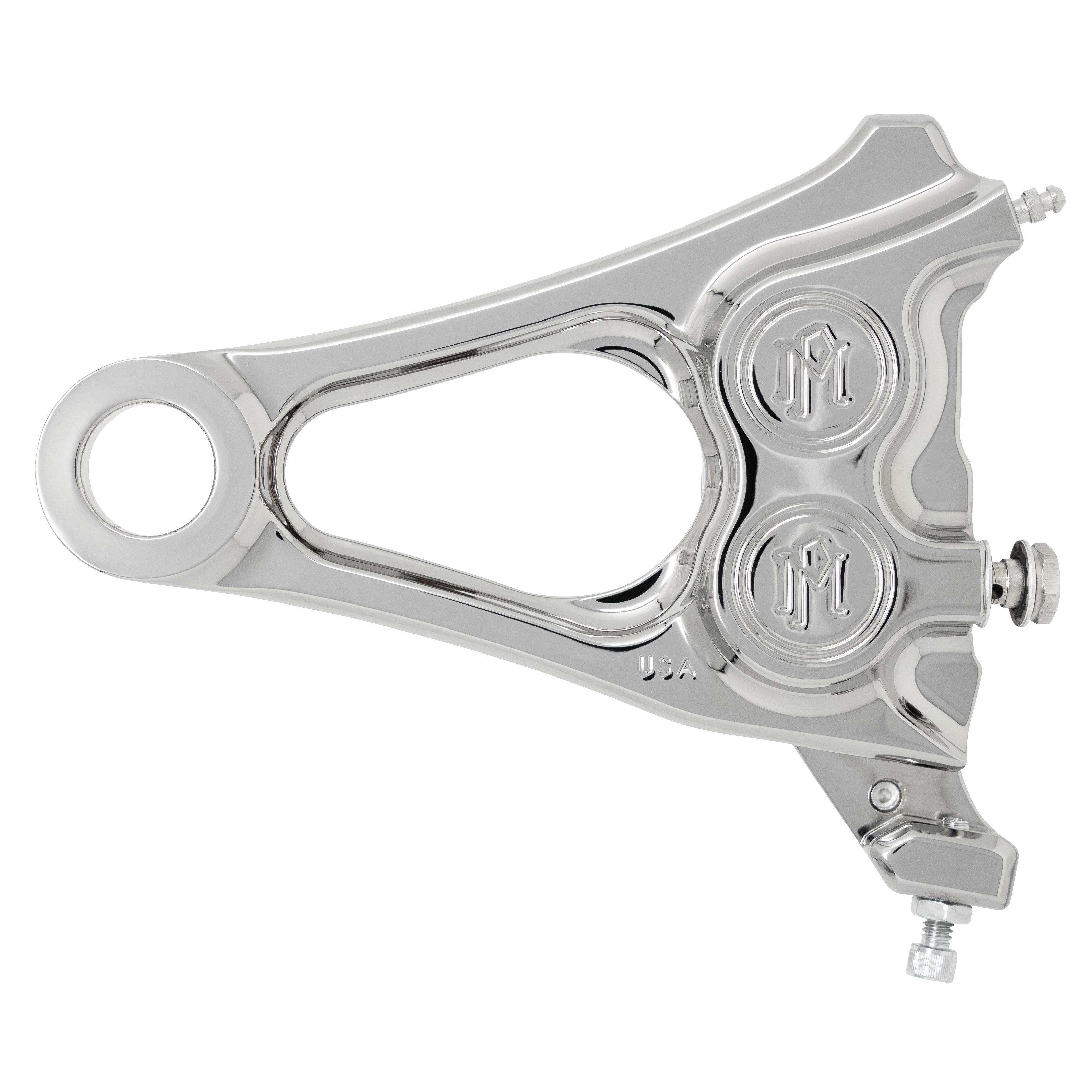 Performance Machine® 1256-0084-CH - 4 Piston Integrated Rear Caliper ...